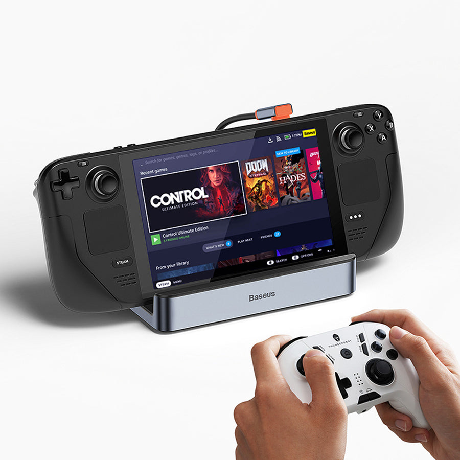 Baseus GamerX 6 Ports USB C Steam Deck Docking Station, ROG Ally ...