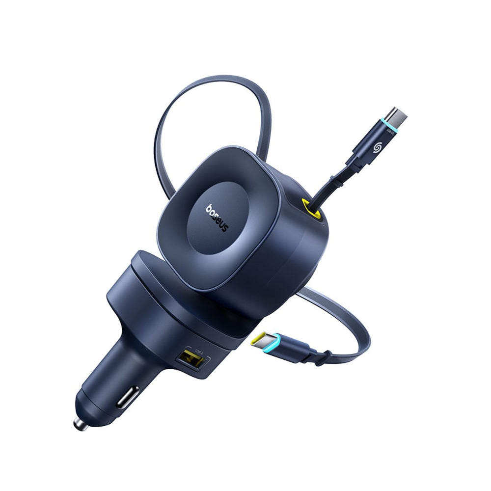 Baseus PrimeTrip VR2 Max Car Charger with Retractable Cable 3C+U 240W