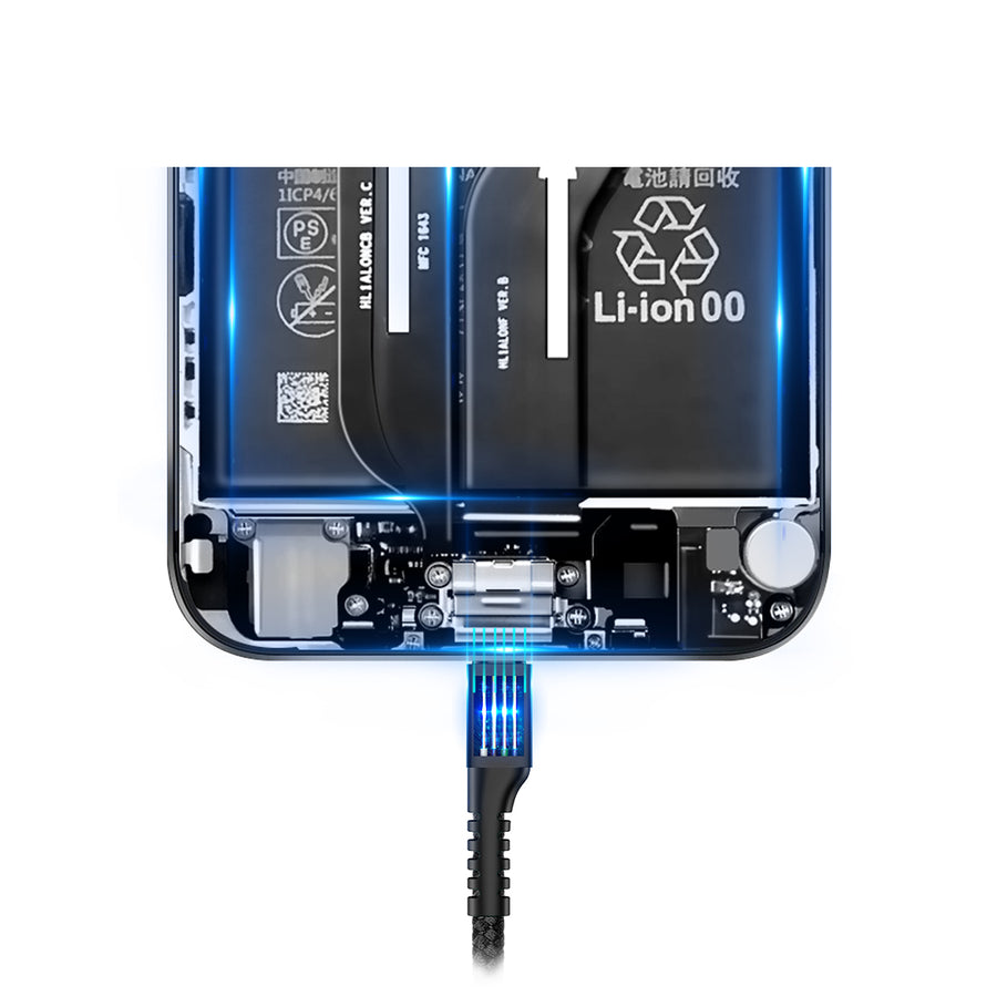 Baseus Fish Eye USB-C Spring Cable 2A 3.3 ft