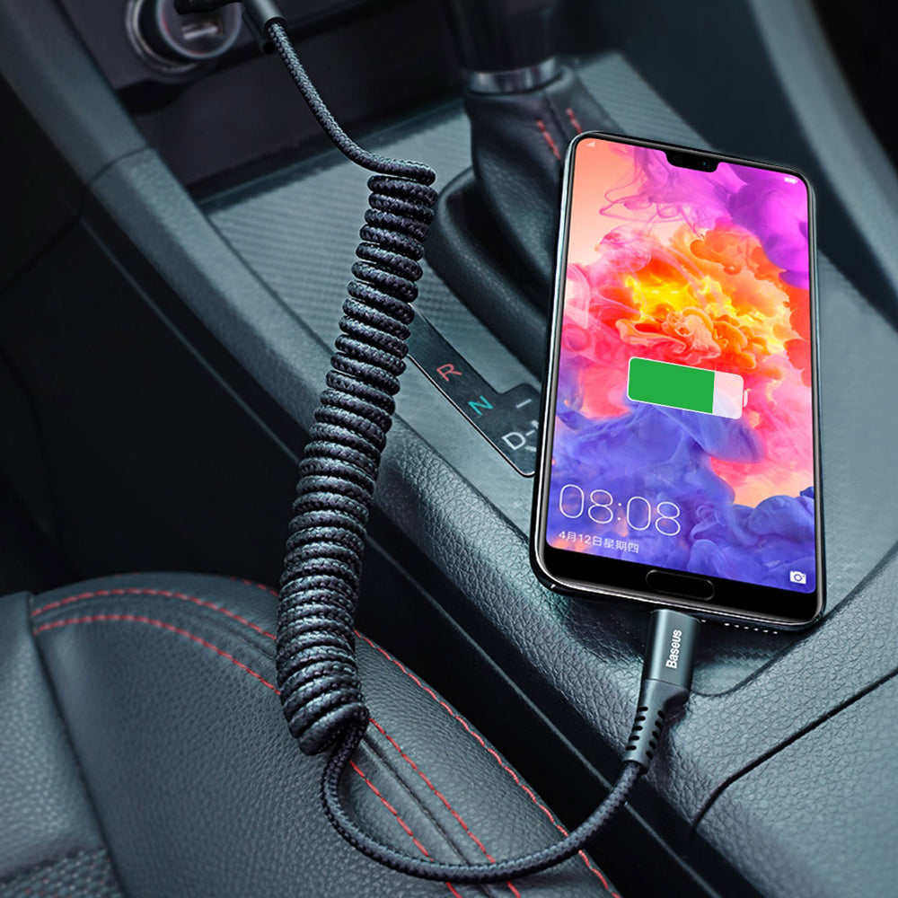 Baseus Fish Eye USB-C Spring Cable 2A 3.3 ft